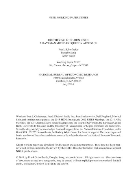 Pdf Identifying Long Run Risks · 2020 3 20 · Identifying Long