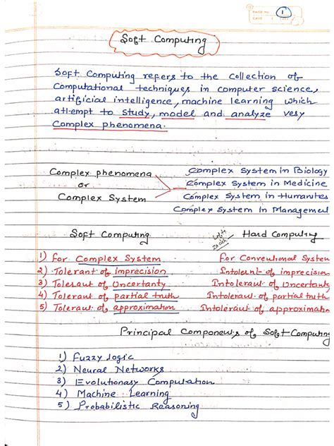 Soft Computing Notes Pdf