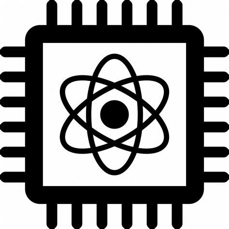Chip Computation Computer Computing Quantum Qubit Qubits Icon