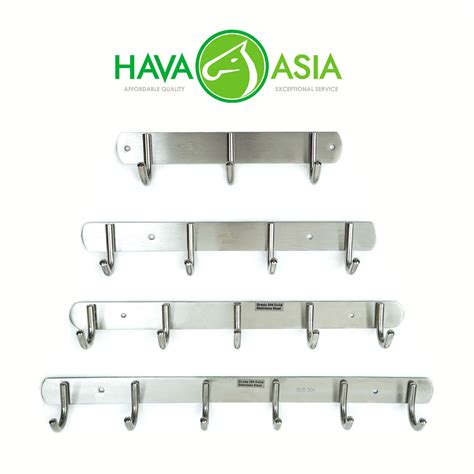 Havaasia Heavy Duty 304 Stainless Steel Clothes Hook Bar Sabitan Ng