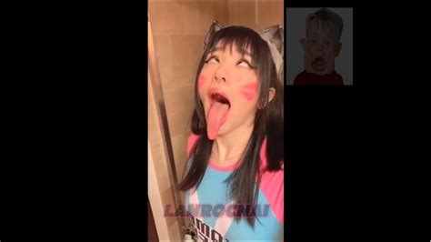 Girls With Long Tongue Tiktok Compilation Tiktok Videos Compilation