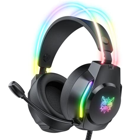 X Usb Mm Rgb Wired Gaming Headset Black