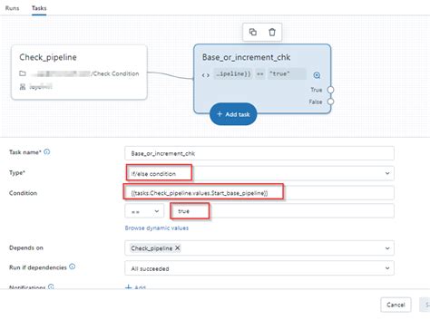 how to check condition before starting databricks workflows jobs