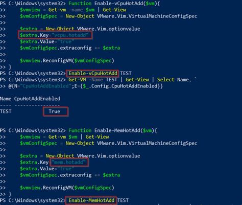 Adding Memory And CPU With PowerCLI