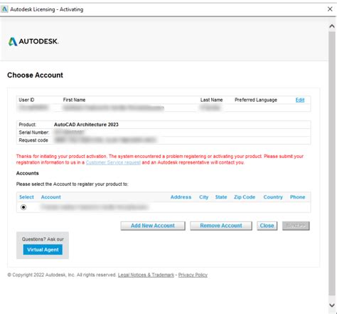 Erro De Ativação Do Autocad 2023 Autodesk Community