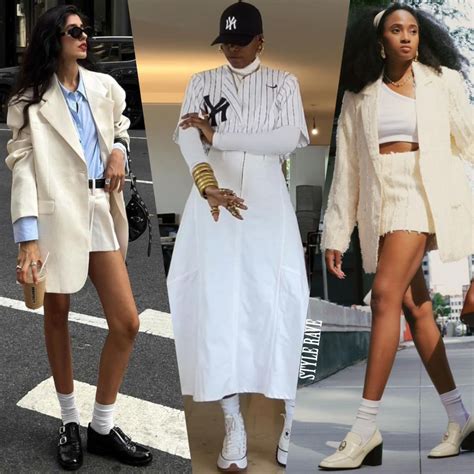 The White Socks Trend Is Reshaping Fashion Were Here For It