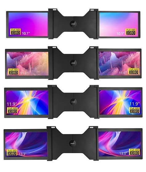 Преносими монитори за лаптоп Tri Screen Monitor Wow Gadgets Shop