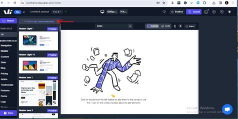 Adding Custom Template On Windframe
