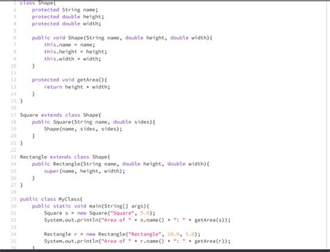 solved the following java program returns compile time