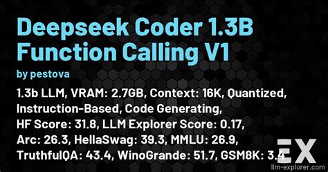 Deepseek Coder 13b Function Calling V1 By Pestova Benchmarks