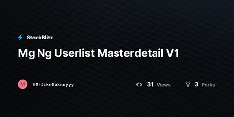 Mg Ng Userlist Masterdetail V1 StackBlitz