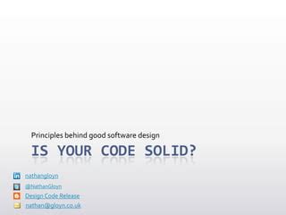 Is Your Code Solid PPTX