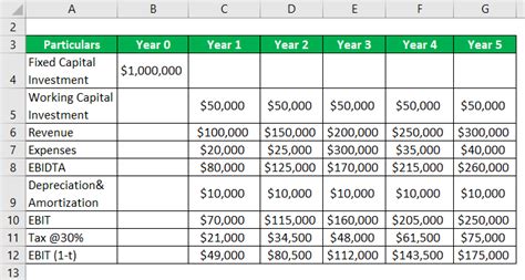 Net Present Value Formula Examples With Excel Template