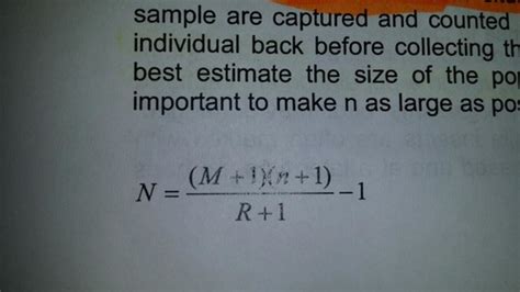 Ecology Lab Final Lab 5 Mark Recapture Sampling Flashcards Quizlet