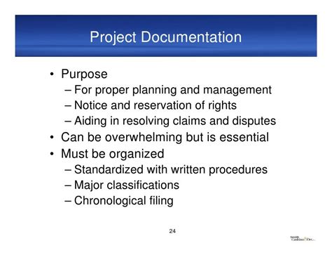 Best Practices Project Documentation And Construction Management
