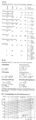 SF 137 Tube SF137 Röhre SF 137 ID39294 Transistor Radiomuseum org