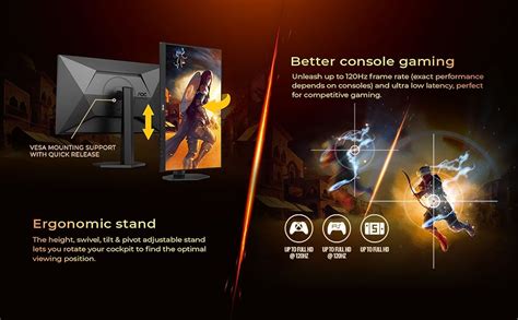 AOC 27 180 Hz VA QHD Gaming Monitor NTSC CIE1976 111 4 SRGB CIE1931 124 7 Q27G4XN