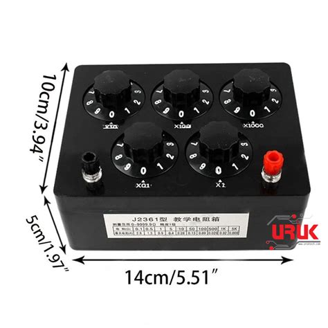 Precision Variable Resistance Box 0 99999 Ohm Decade Resistor Uruktech