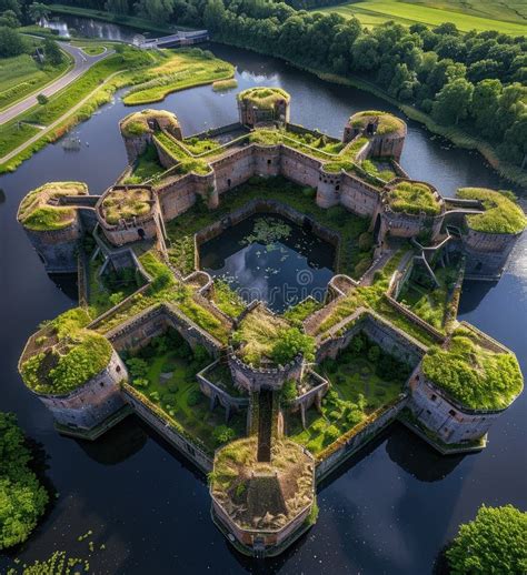 Castle Towers With Star Shape Ancient Architecture Enigmatic Designs