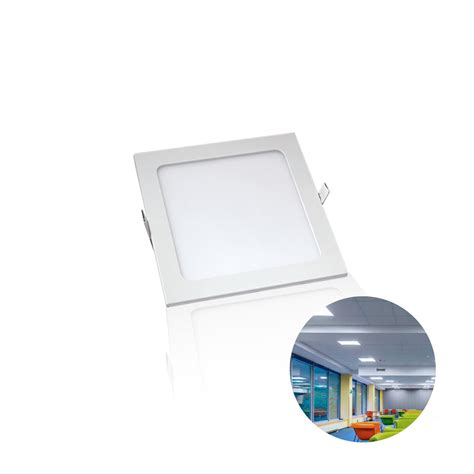 Luminária De Led Embutir 18w Branco Madeiramadeira