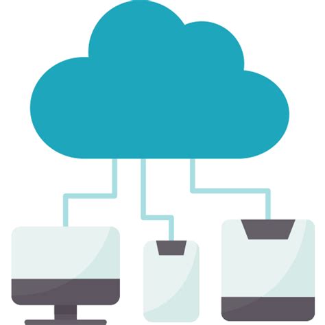 Cloud Hosting Data Storage Device Icon Download On Iconfinder