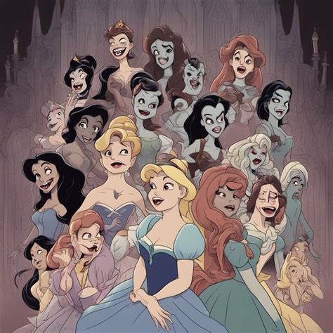 Disney Princesses Horror By Rodneyvanh On Deviantart