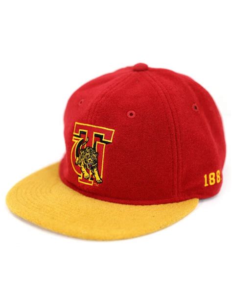 Tuskegee University Baseball Cap Golden Tigers Wool Baseball Cap Hat Hbcu Hat