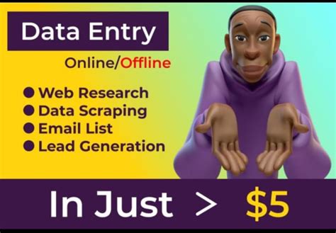 Do Data Entrydata Miningms Excel And Ms Word By Ehsantech11 Fiverr