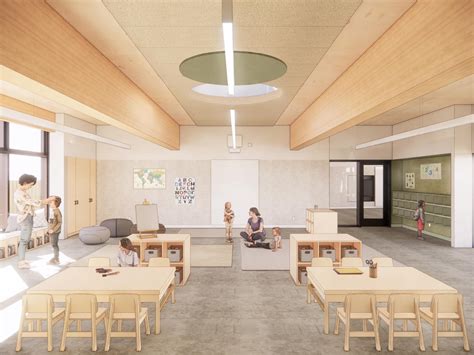 Cds Pre Classroom Towards Teaching Wall Jensen Architects