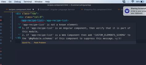 Error On Sub Component Not A Known Element · Issue 588 · Angular