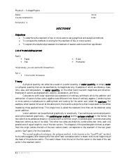 Laboratory Activity Vectors Pdf Physics College Physics Name Course Code Section Score