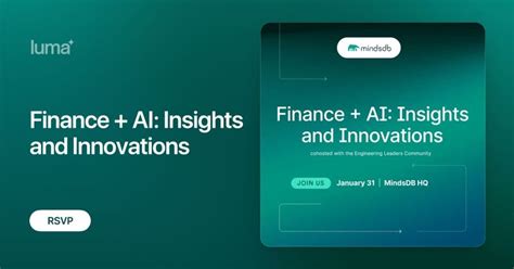 Mindsdb On Linkedin Finance Ai Insights And Innovations · Luma