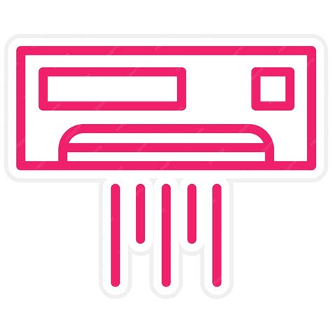 Premium Vector Vector Design Line Conditioner Icon Style