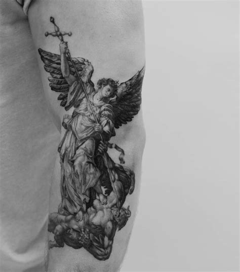 Lucifer Vs Michael Tattoo