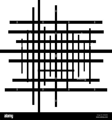 Abstract Grid Mesh Lattice Grating Geometric Element — Stock Vector Illustration Clip Art