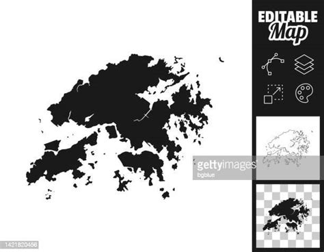 Hong Kong Maps For Design Easily Editable High Res Vector Graphic Getty Images