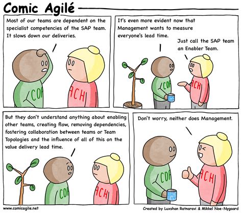 Enabler Team Comic Agilé