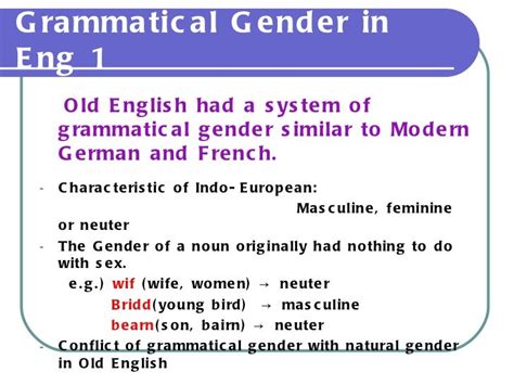 Grammatical Gender