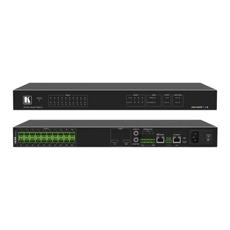 KRAMER AFM DSP USER MANUAL Pdf Download ManualsLib