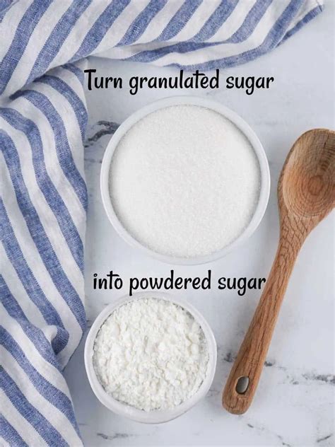 How To Make Homemade Powdered Sugar One Hot Oven