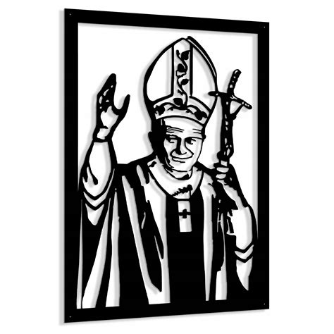 Obraz AŻurowy Dekoracja Ścienna Panel Jan PaweŁ Ii 5903796097566 • Cena Opinie • Obrazy