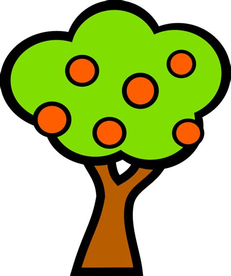 Tree With Fruits Openclipart