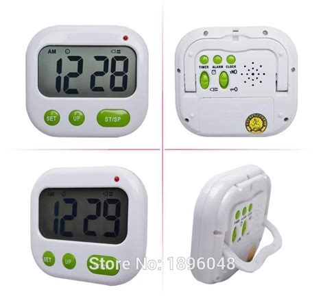 Dual Alarm Digital Timer Desktop Lcd Remind Vibration Clock Count Down Timer Buy Timer