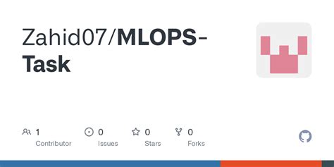 Github Zahid07mlops Task
