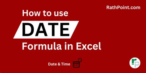 How To Use Date Formula In Excel