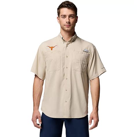 Columbia Sportswear Mens Texas Longhorns Collegiate Pfg Tamiami Short