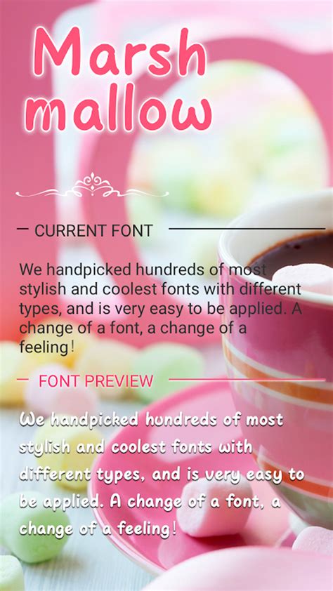 Marshmallow Font For Flipfont Cool Fonts Text Apk For Android Download