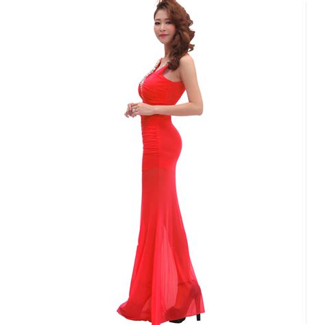 情趣诱惑夜店透视连衣裙性感晚礼服长款夜场桑拿技师服工作服新款虎窝淘