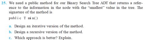 Solved We Need A Public Method For Our Binary Search Chegg
