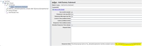 Jmeter How To Fetch Thread Group Name Sample Name Into Another Sample Stack Overflow